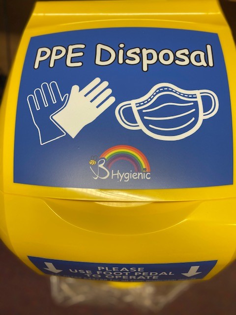 PPE Waste Bin 60L - B Hygienic - For All Your Washroom Needs